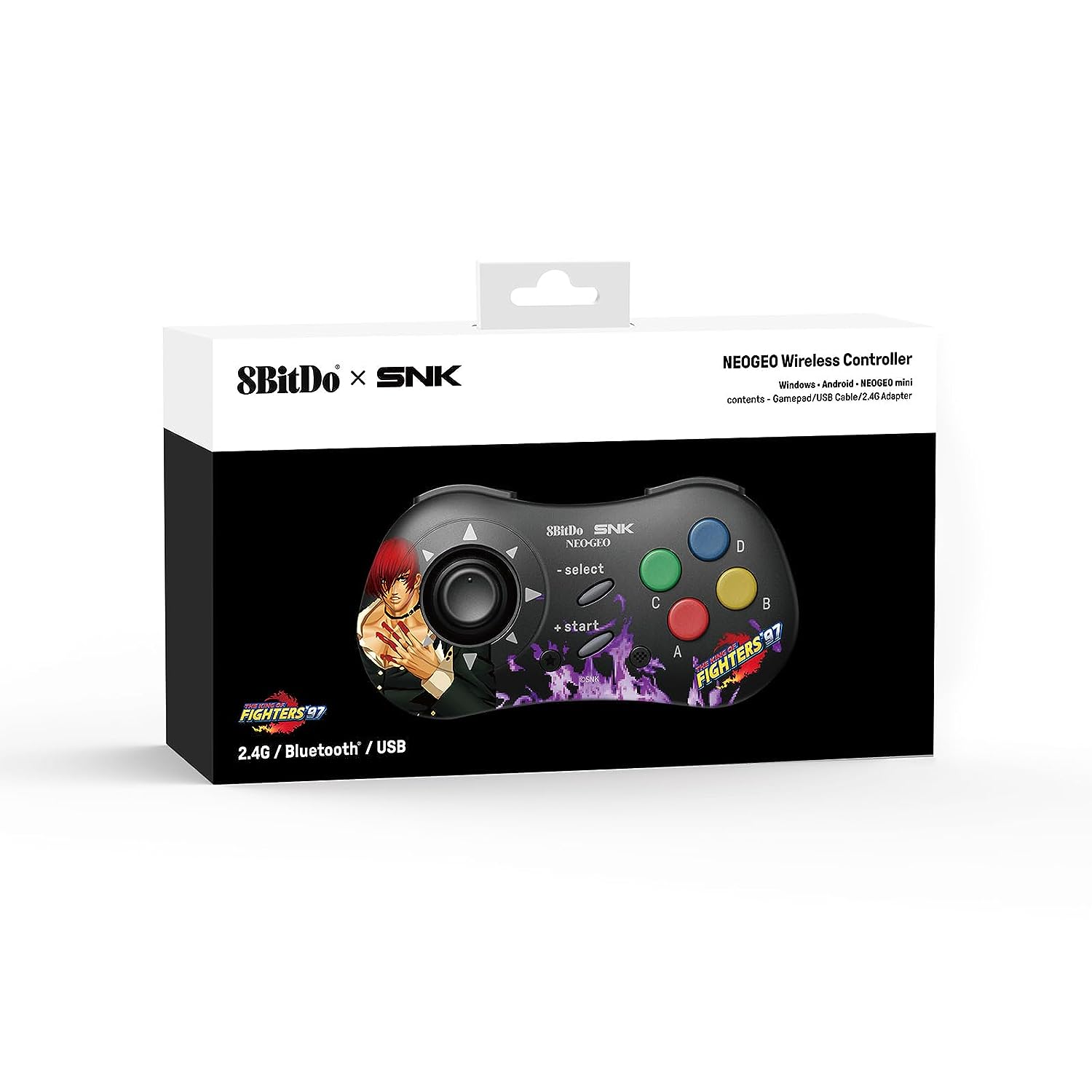 8BitDo NEOGEO Wireless controller - Official SNK license - Iori Yag li ...