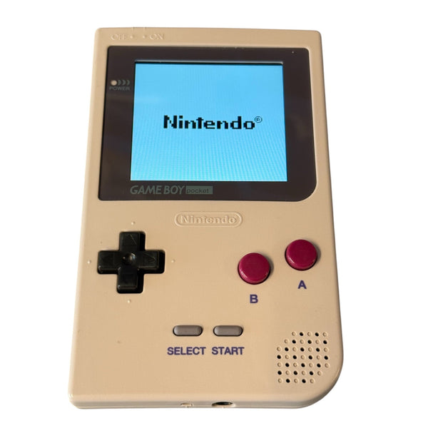 Gameboy pocket grey met IPS scherm - Gamesellers.nl