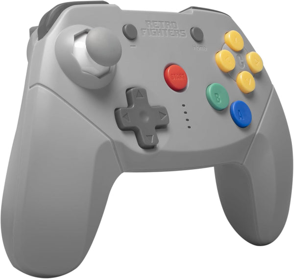 Retro Fighters Brawler64 bluetooth controller NSO edition Grey ...