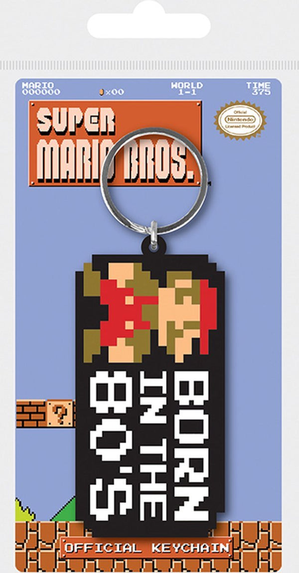 Super Mario born in the 80's Keychain - Gamesellers.nl
